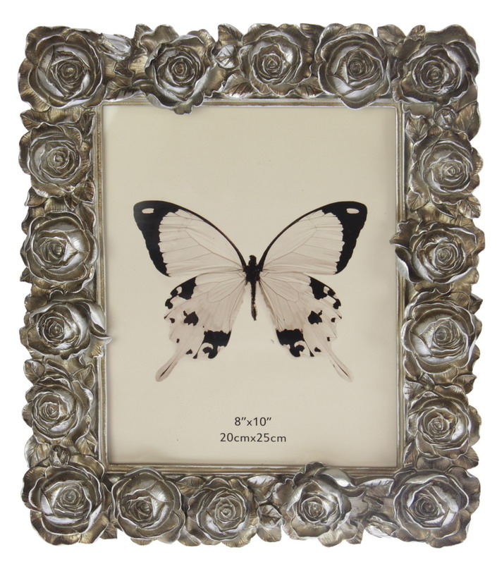 Large Rose photo Frame Champagne 8x10 - Home Living-Photo Frames ...